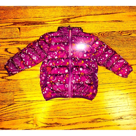 REI | Jackets & Coats | Rei Girls Reversible Purple Pink Moon Planets ...